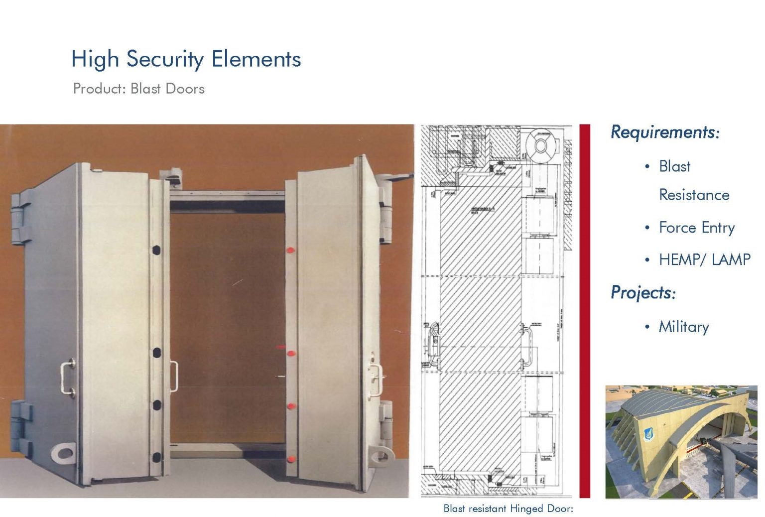 Blast Proof Doors - Hercules Engineering (SEA) Sdn Bhd